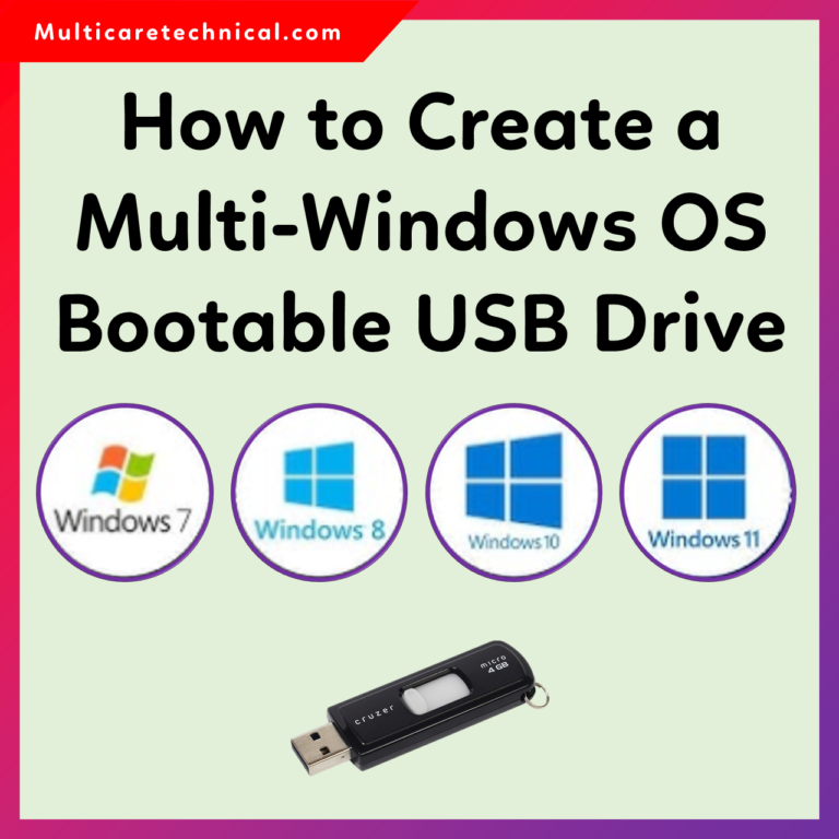 How to Create a Multi-Windows OS Bootable USB Drive