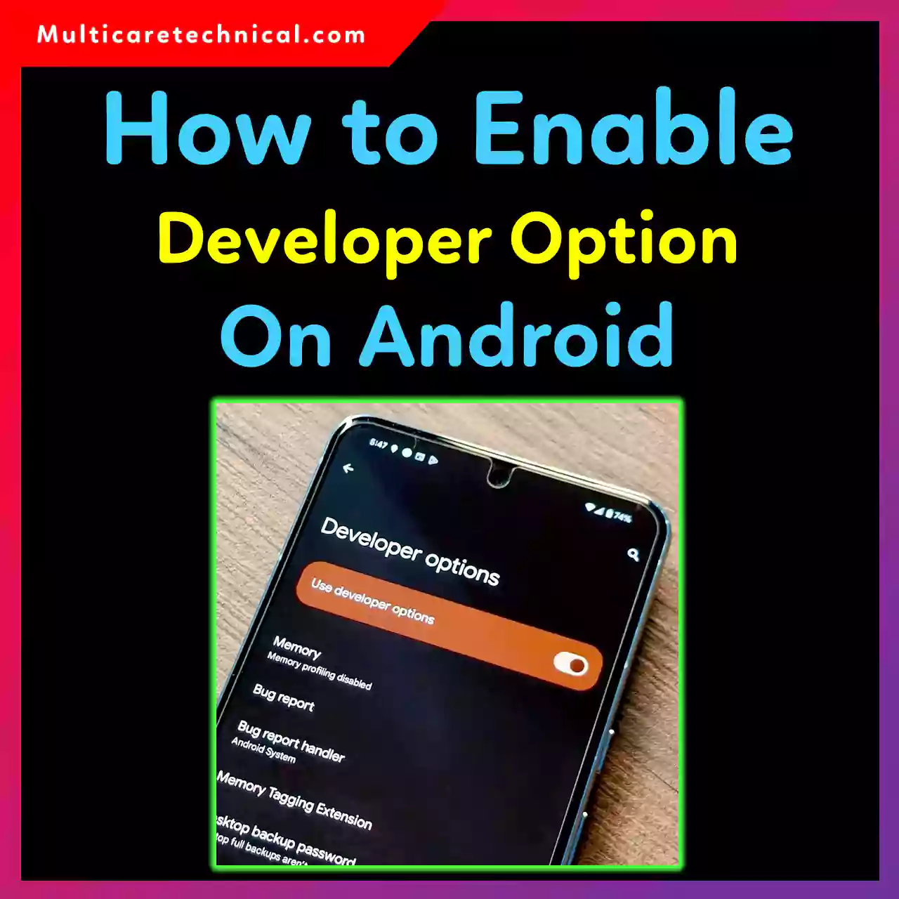 How to Enable Developer Options on Android (13, 14, 15, Samsung, Xiaomi)